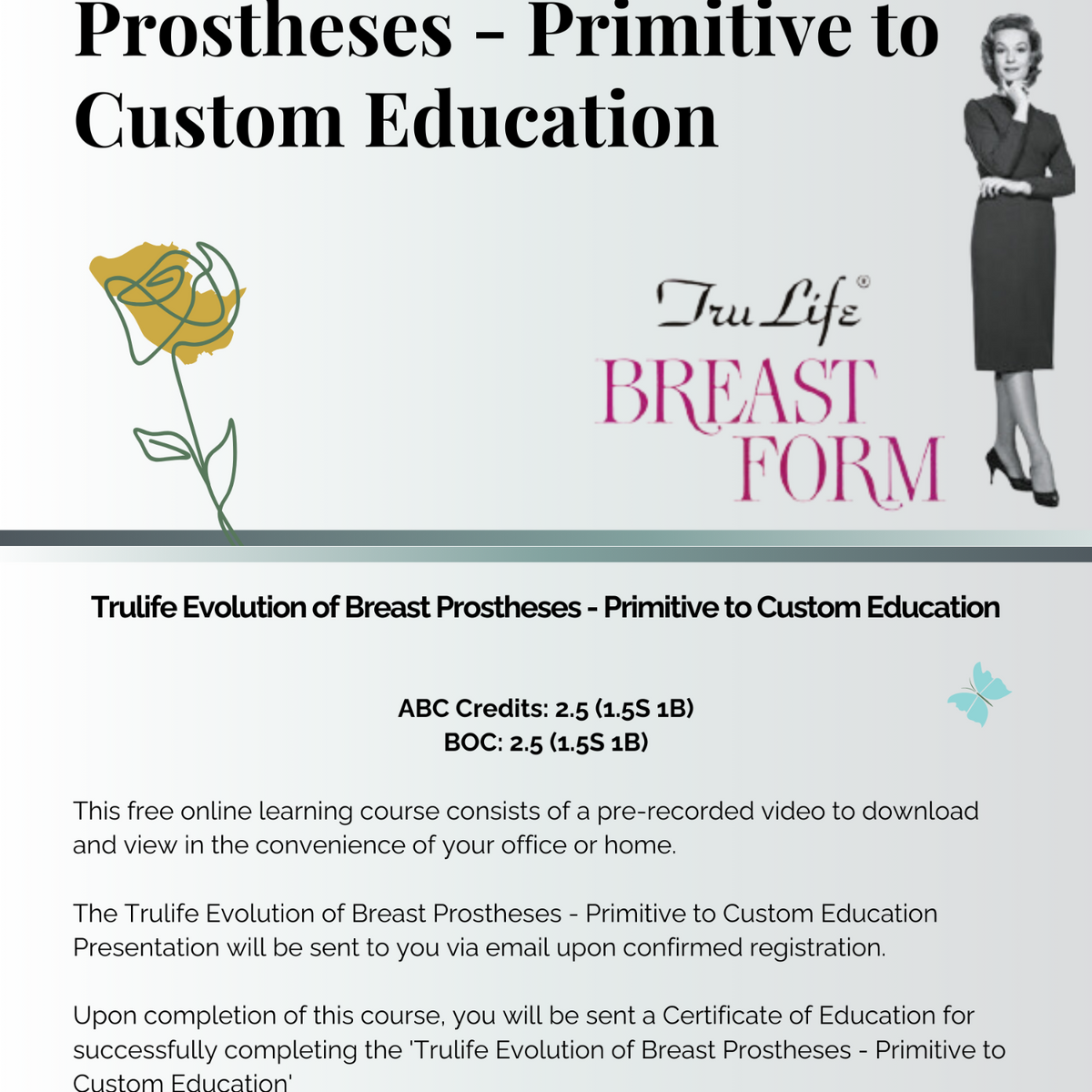 USA - Trulife Evolution of Breast Prostheses - Primitive to Custom Edu
